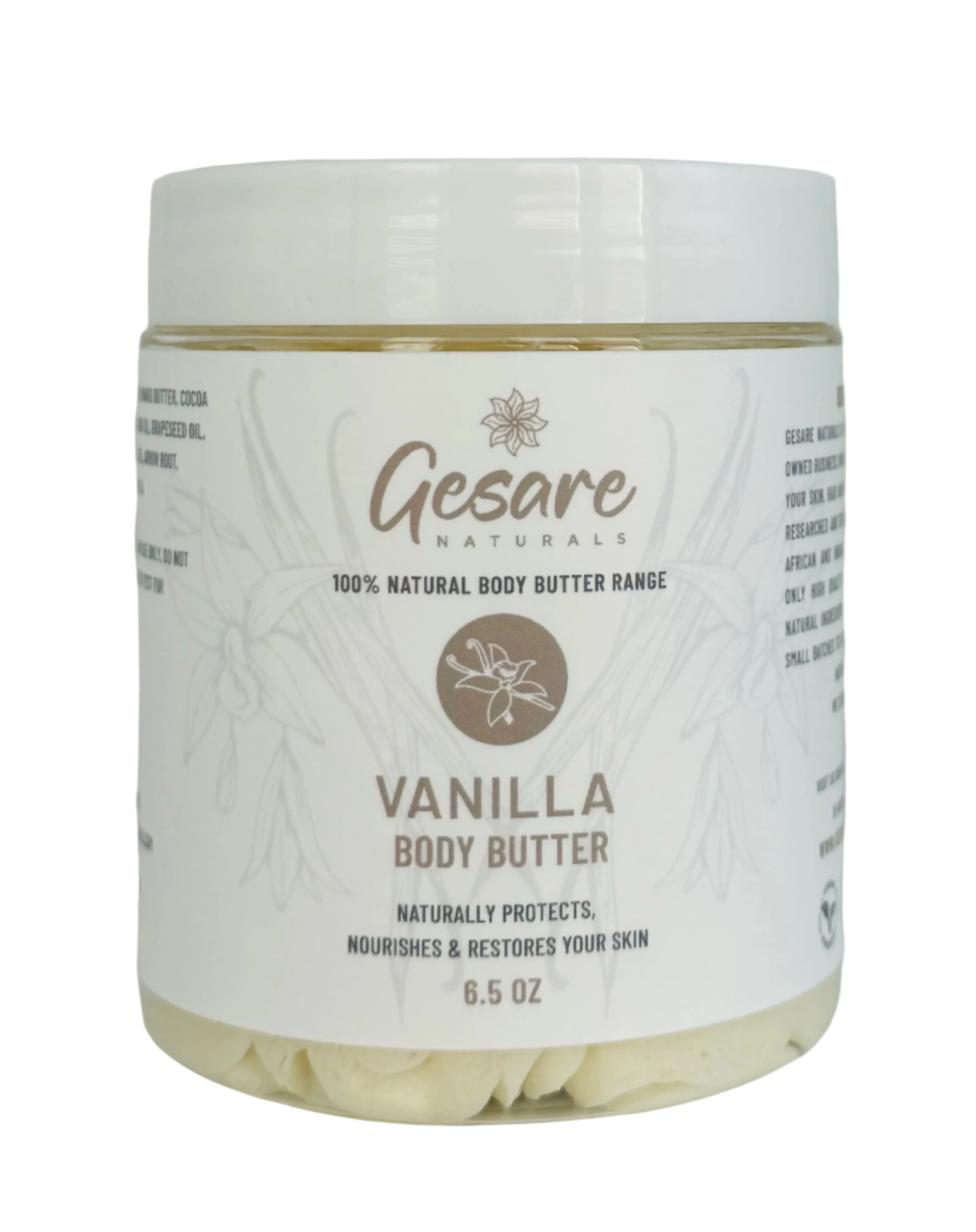 Body Butter Vanilla – Gesare Naturals